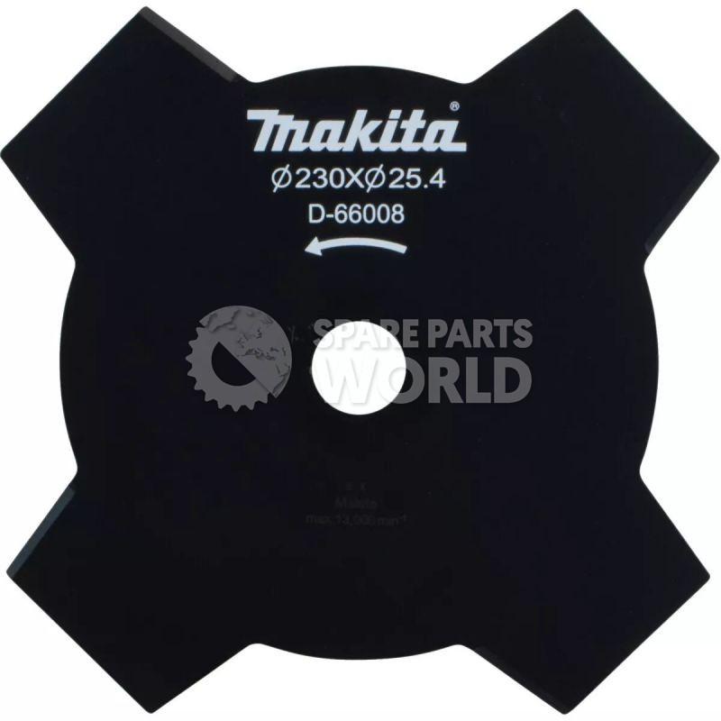 Makita D-66008 4 Tooth 9" Brush Cutter Blade from Power Tool Centre